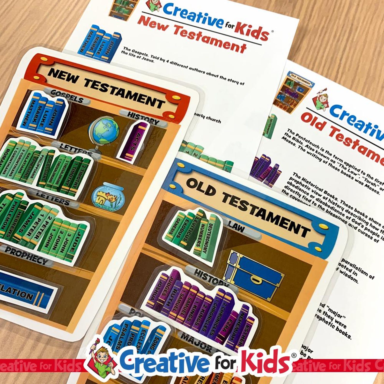 Books of the Bible Games for Kids: Sunday School Printables (PDF ...