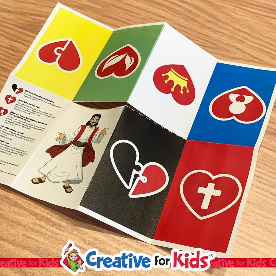 Salvation Wordless Book Printable for Kids | Gospel Color Lesson ...