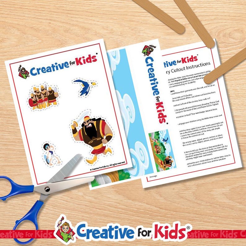 David and Goliath Sunday Bible Puppet Printable | Kids Sunday School ...