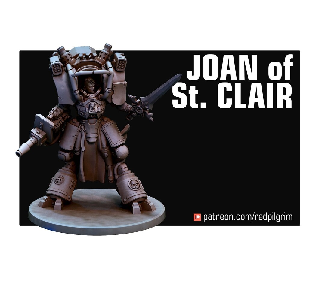 Red Pilgrim Joan of St. Clair - Etsy