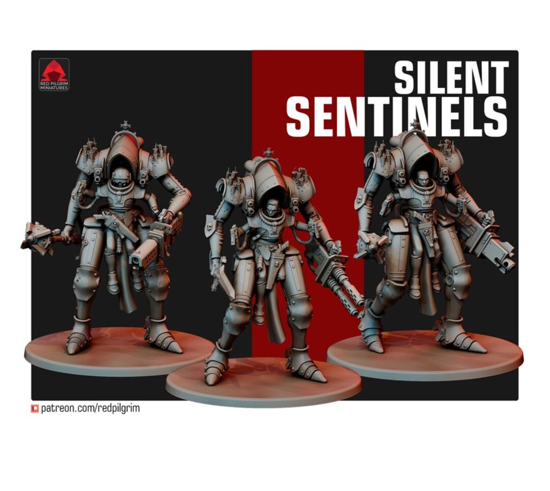 Red Pilgrim Silent Sentinels - Etsy