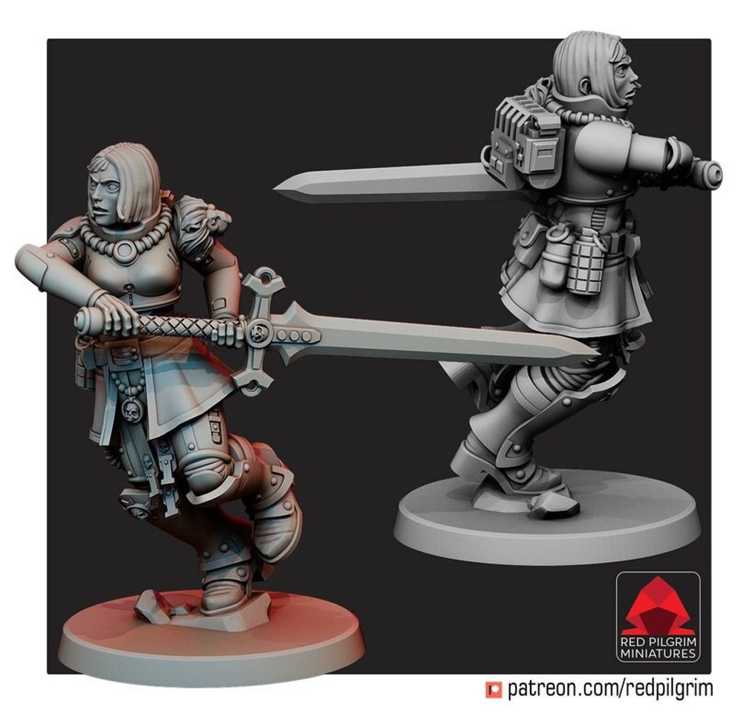 Red Pilgrim's Swordmaster - Etsy