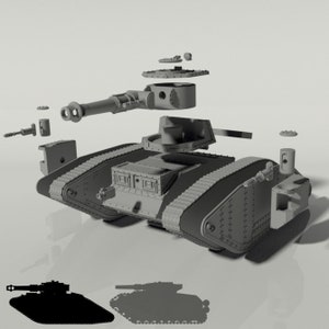 GRIM MKIV MARKADOR Heavy Battle Tank - Etsy