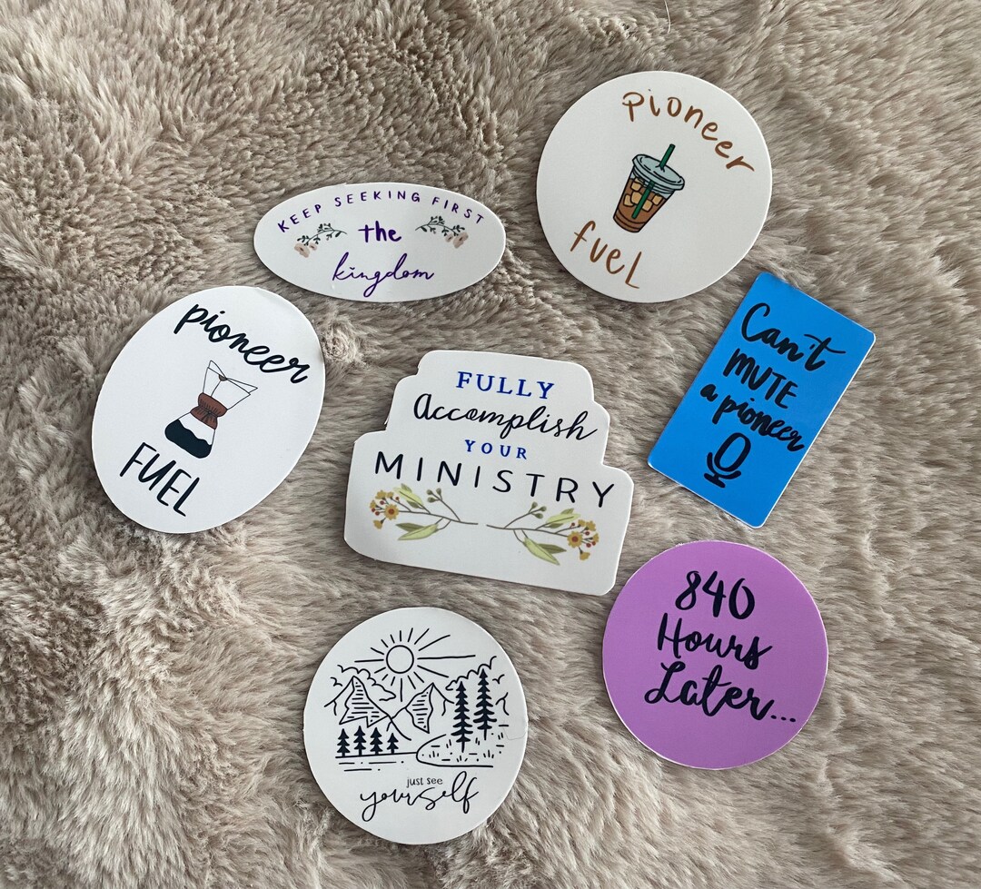 Pioneer School Sticker Set Pioneer School Gifts JW - Etsy