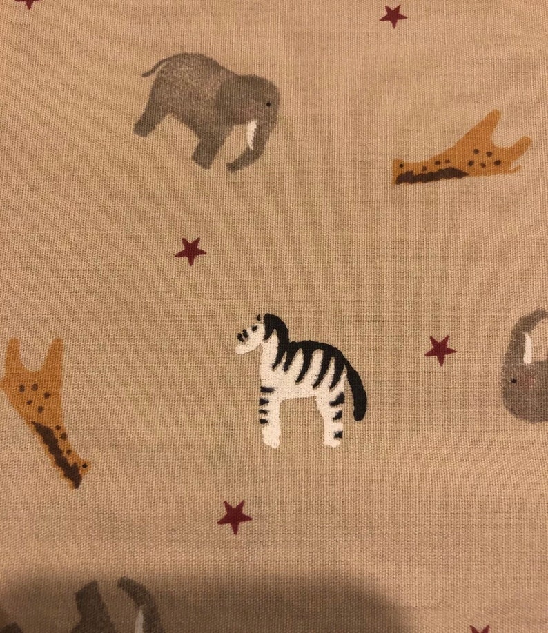 1 Yard Vintage 1994 Daisy Kingdom Tossed Animals Past and Presents ...