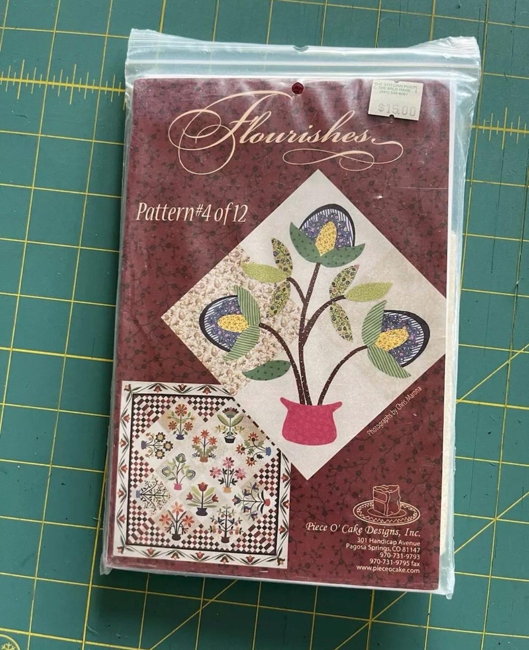 Flourishes Piece O’ Cake Designs Quilt Block Patterns 4 of 12 in the ...