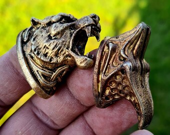 Pommel Knife Brass - Etsy