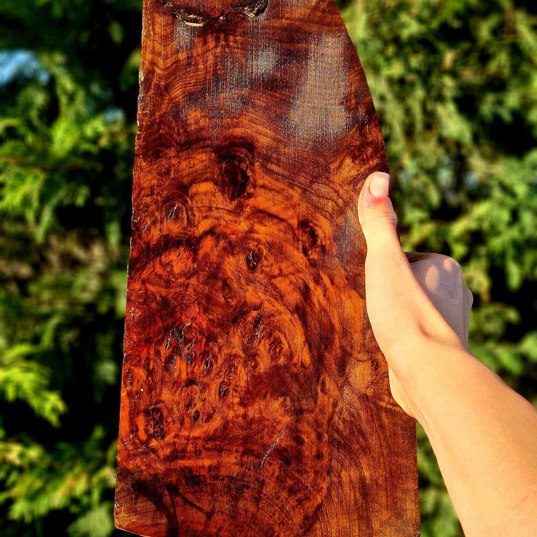 Highly Figured Burl Walnut Blank, Christmas Gift - Etsy