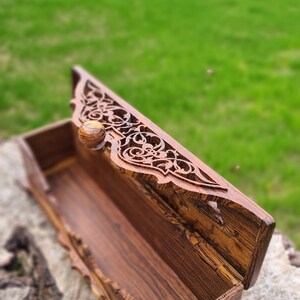 Handcarved Bocote Burl Jewelry Box, Christmas Gift - Etsy
