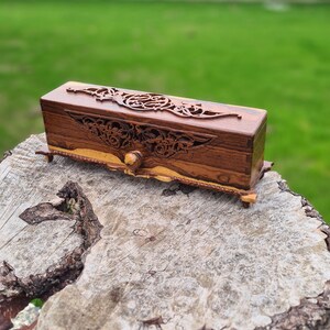 Handcarved Bocote Burl Jewelry Box, Christmas Gift - Etsy