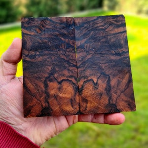 Turkish Walnut Burl High Figured Walnut Knife Maker Gift - Etsy