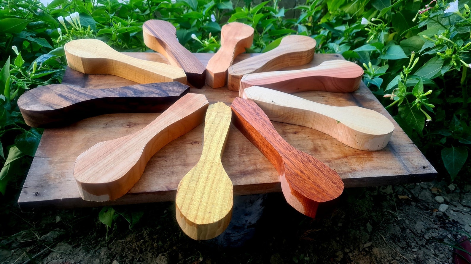 Set of 10 Wooden Spoon Blanks Carving Blanks Christmas Gift - Etsy
