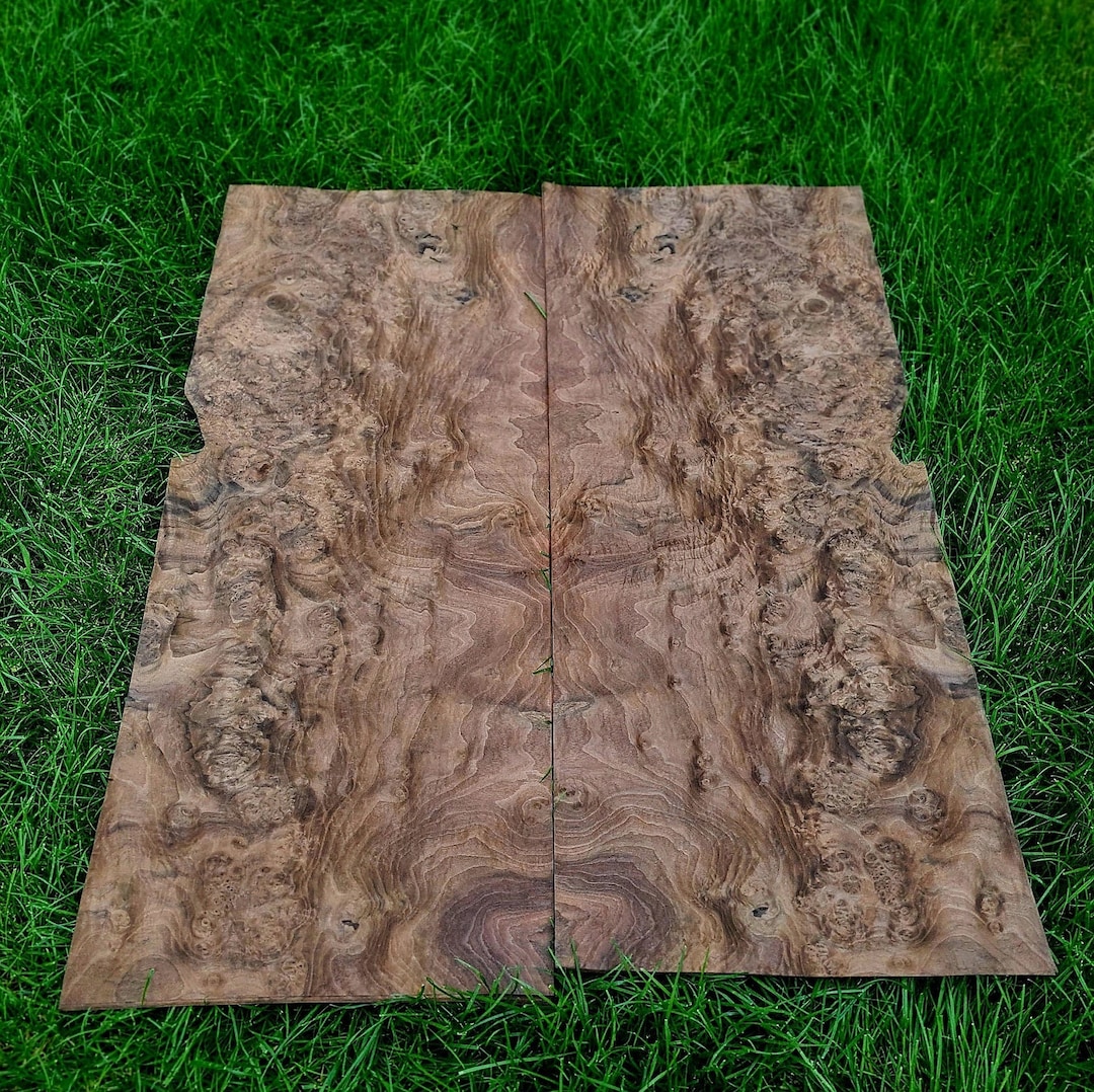 Wood Veneer, Turkish Walnut Rib, 16 Pieces, Christmas Gift - Etsy Australia