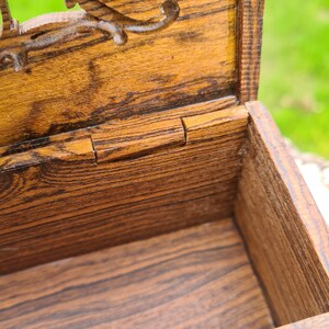 Handcarved Bocote Burl Jewelry Box, Christmas Gift - Etsy