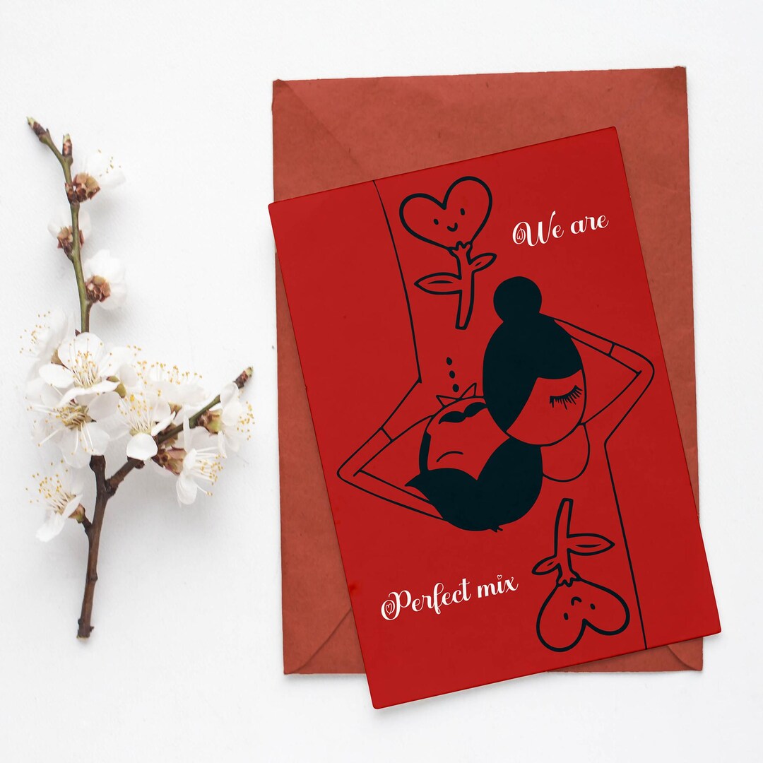 Printable Love Card | Couple Card | Digital Download | Love Card ...