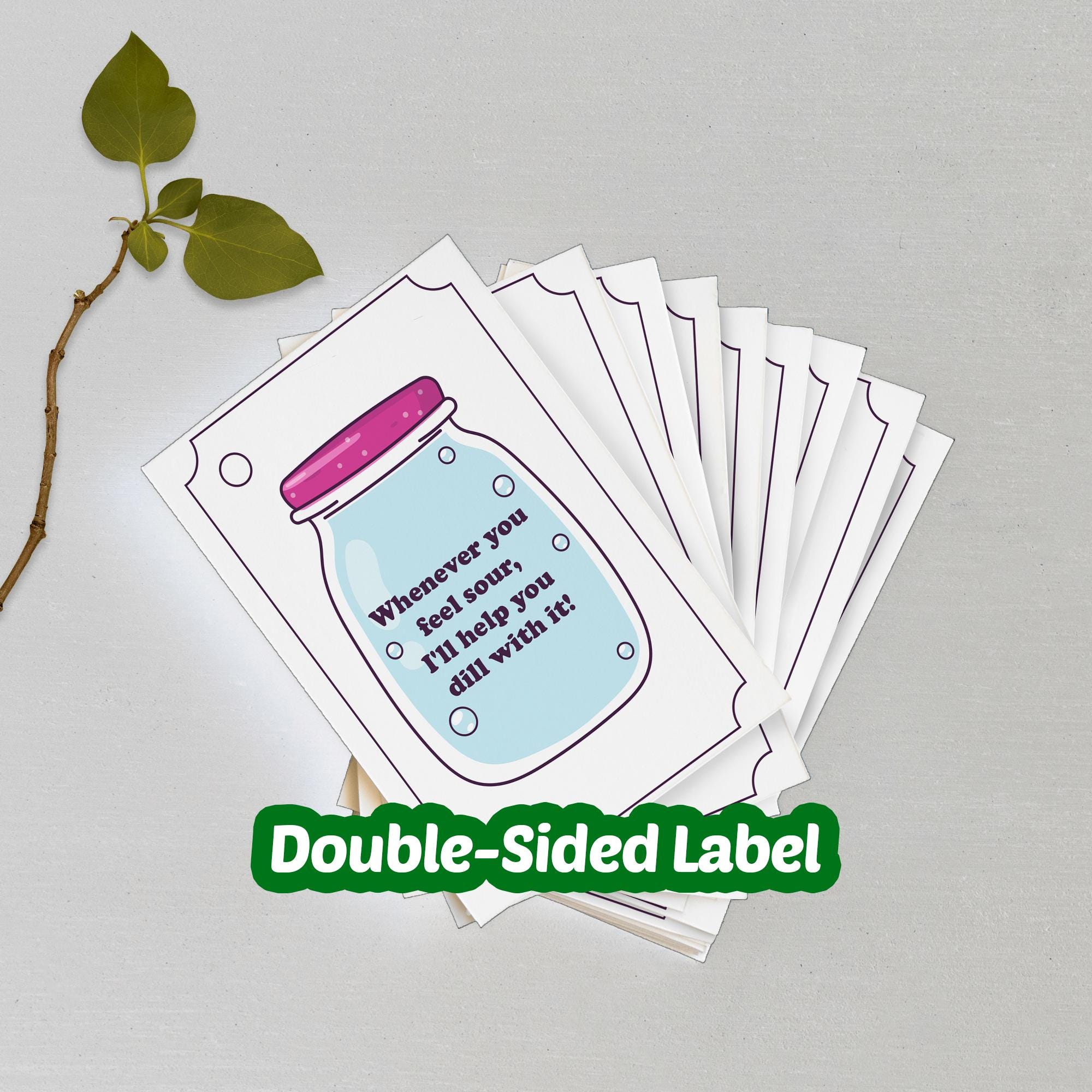 Emotional Support Pickle Tags for Crochet Items - 9 Printable Labels ...
