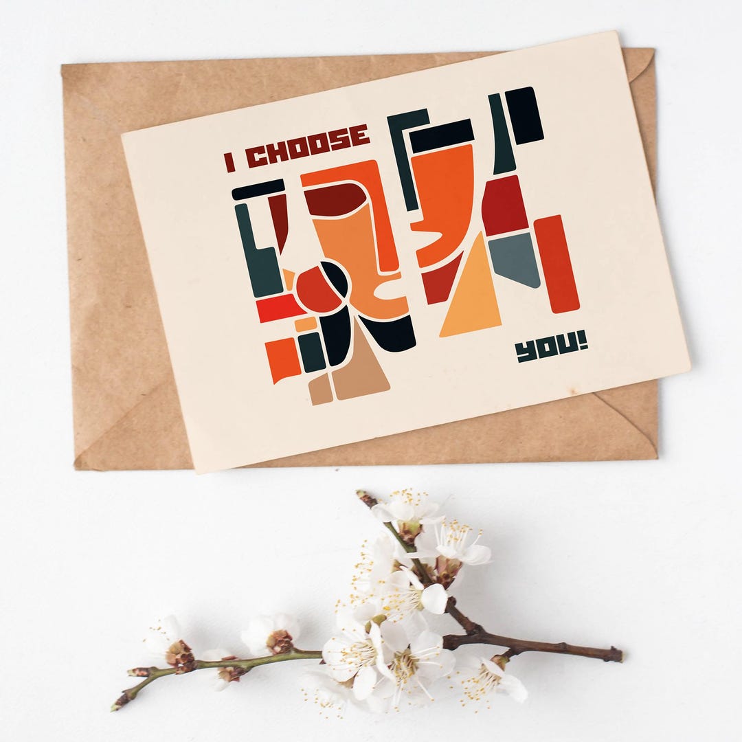 Printable Couple Card | Printable Love Card | Digital Download | Love ...