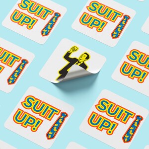 How I Met Your Mother 14 Stickers Bundle, Barney Stinson HIMYM, Yellow ...