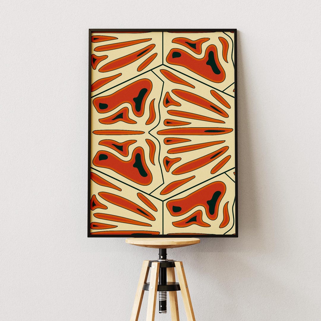 Printable Abstract Wall Poster| Digital Download Poster | Printable ...