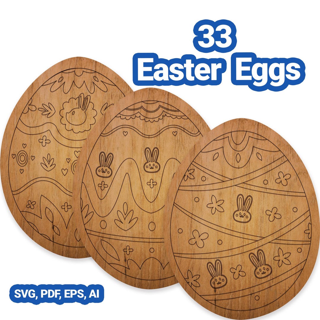 Easter Egg SVG | Easter Egg Bundle Vector Files | Easter Egg Cut Files ...