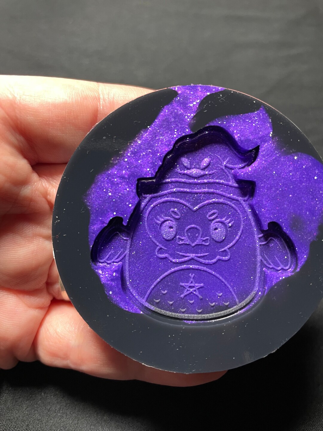 Spooky Owl Squishy, Siliconmould, Resin, Gothic, Resinmould, Spooky ...