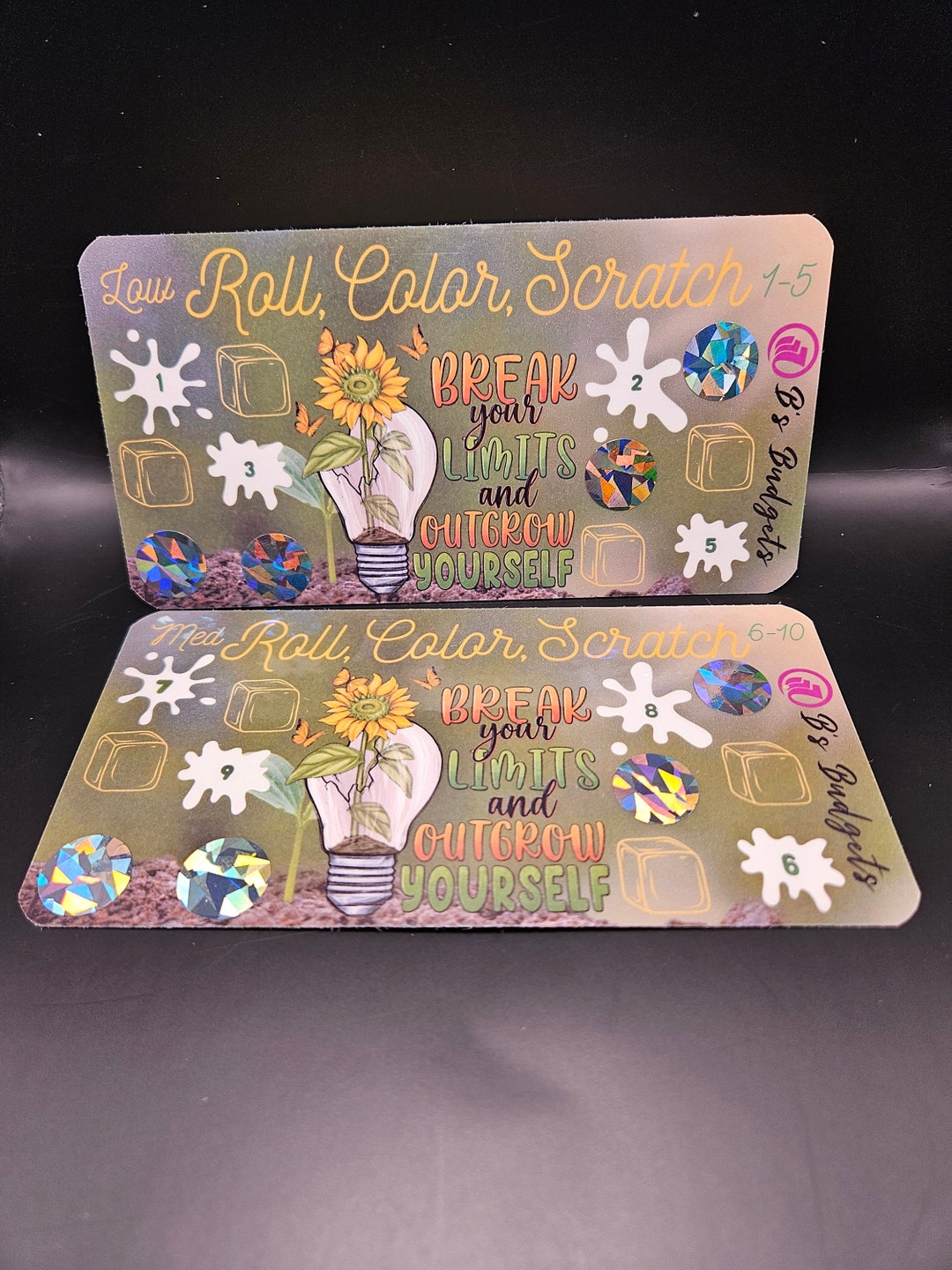 Light Bulb-roll, Color, Scratch Savings Challenge - Etsy