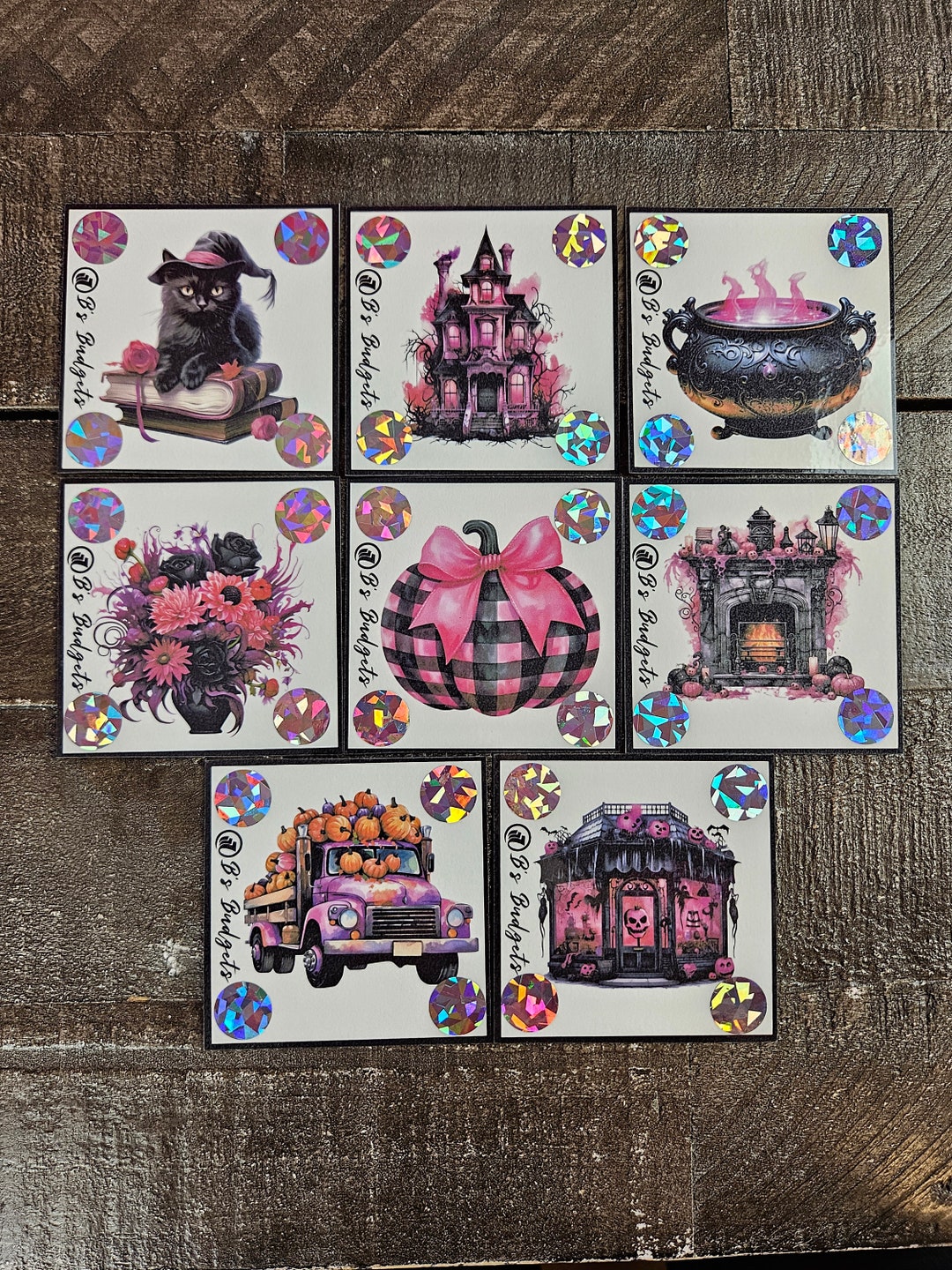 Pink Halloween Mini Mystery Scratch off Card - Etsy