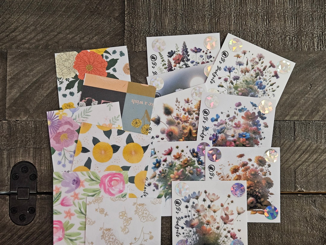 8 Wildflowers Mini Mystery Scratch off Cards - Etsy