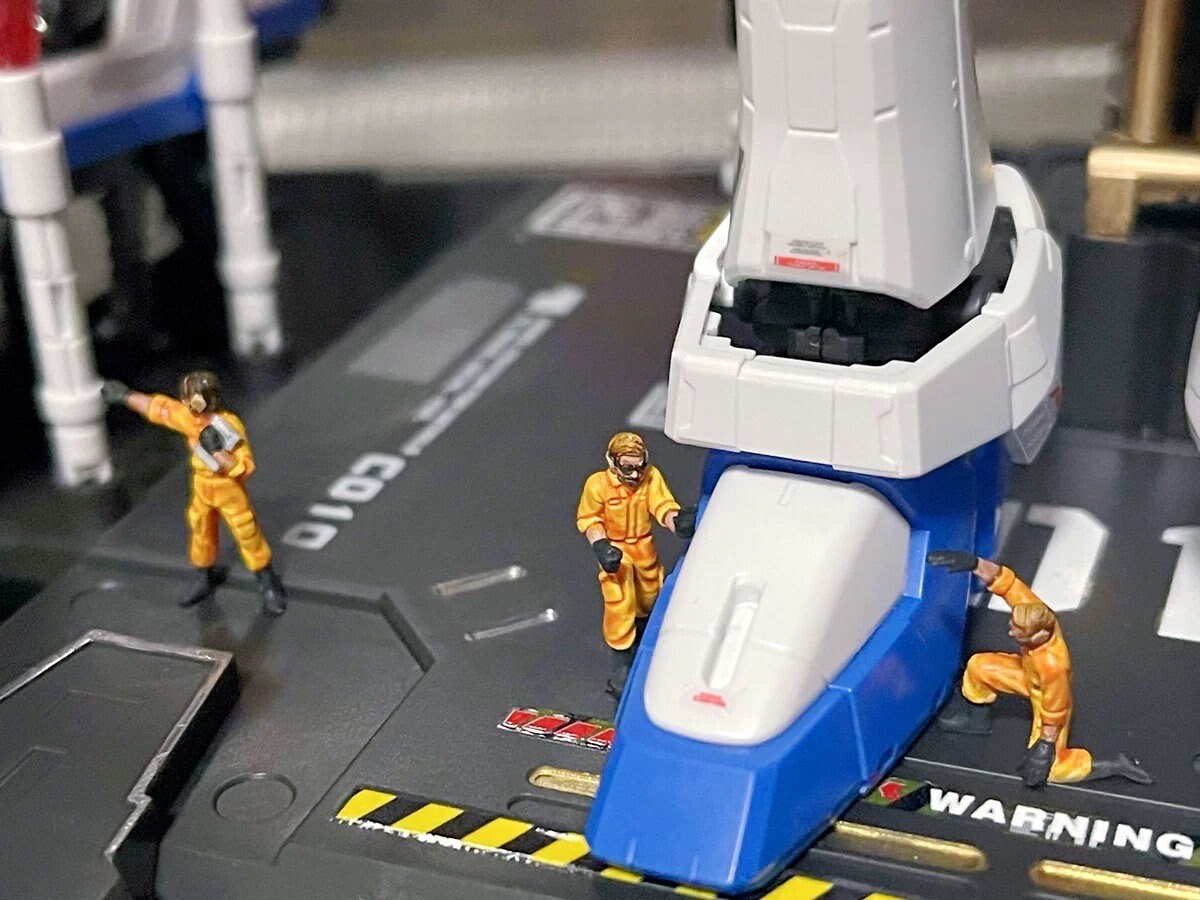 1/100 EFSF & Zeon Soldiers Gundam Model Scene 3D Printed - Etsy UK