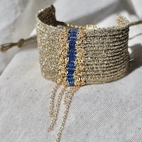 Handwoven Merino Wool Bracelet: Boho Surfer Style - Etsy