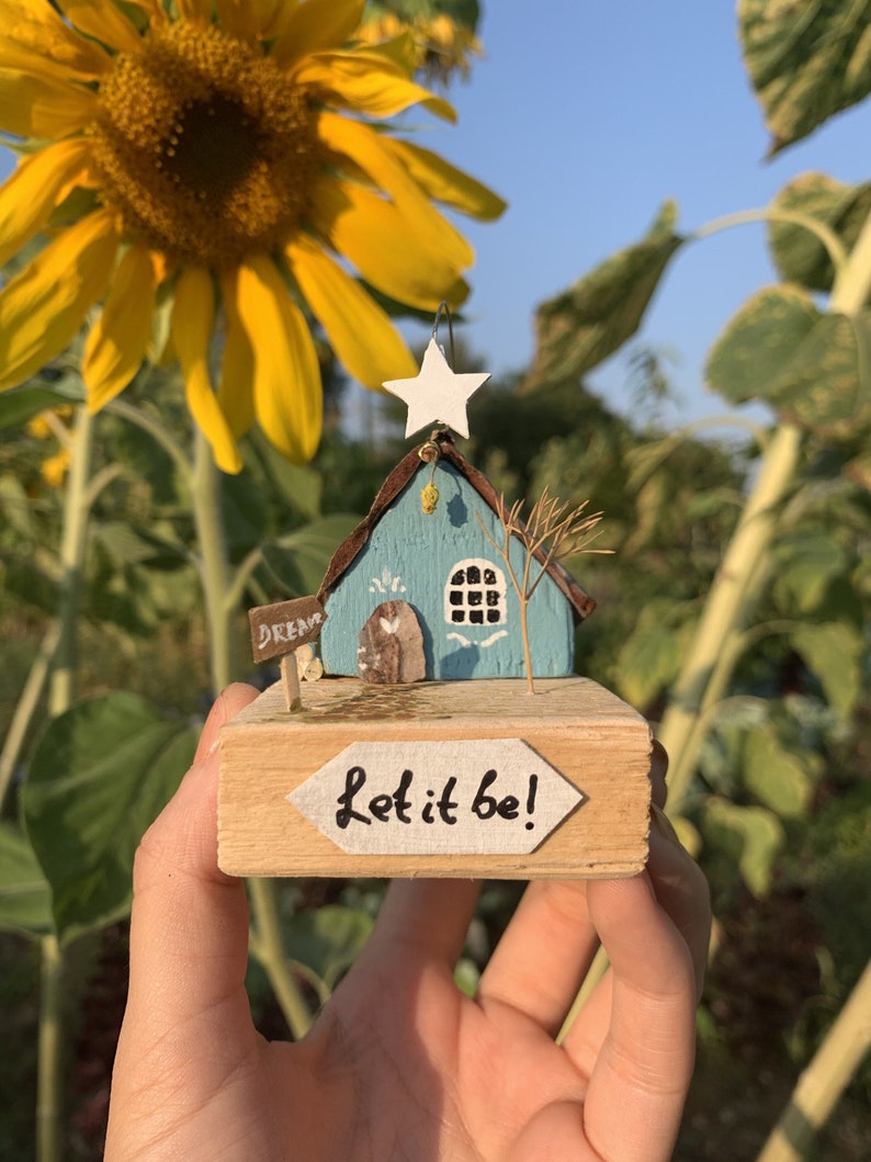 Little Wood House, Special Gift, Birthday Gift, Mini House, Wooden ...