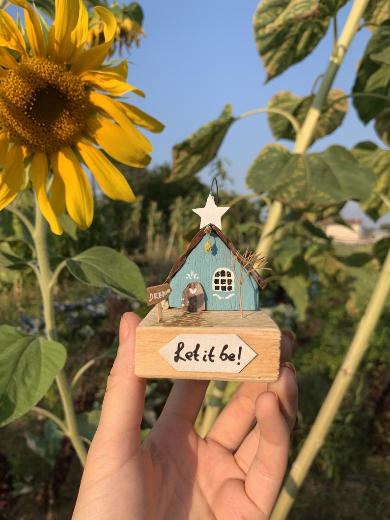 Little Wood House, Special Gift, Birthday Gift, Mini House, Wooden ...