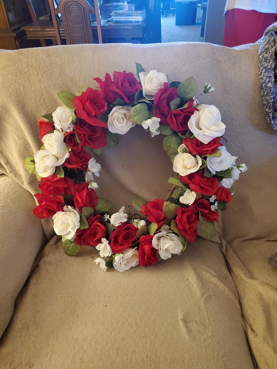 Red and White Roses - Etsy