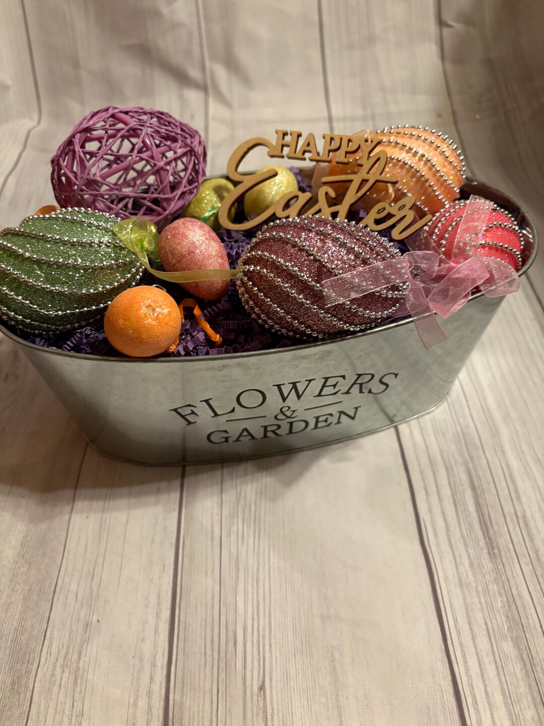 Easter Egg Basket - Etsy