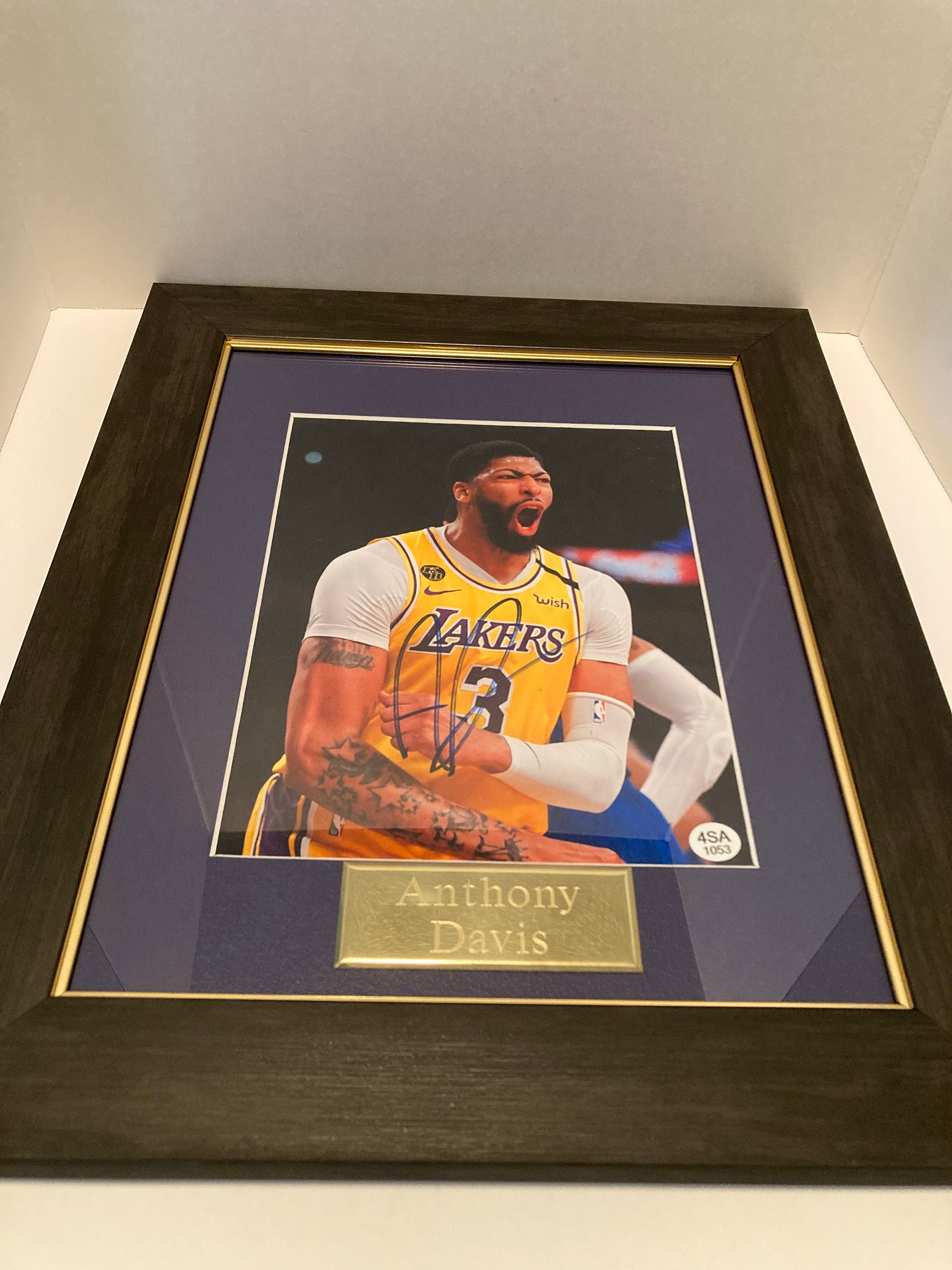 Anthony Davis Autographed 8x10 in a Custom Frame - Etsy