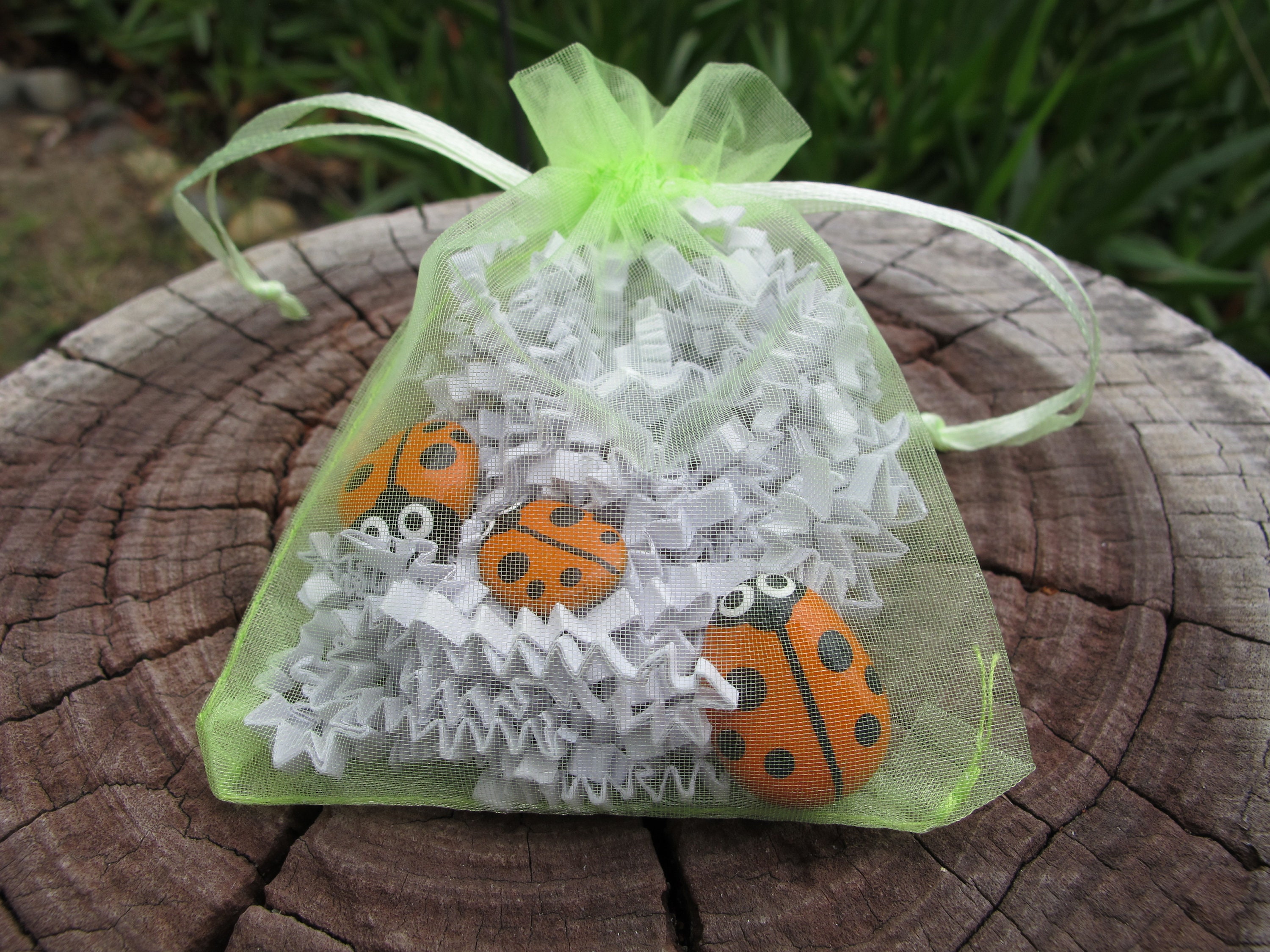 Set of 3 Ladybug Rocks-painted Rocks-pet Rocks-fairy Garden-small Gift ...