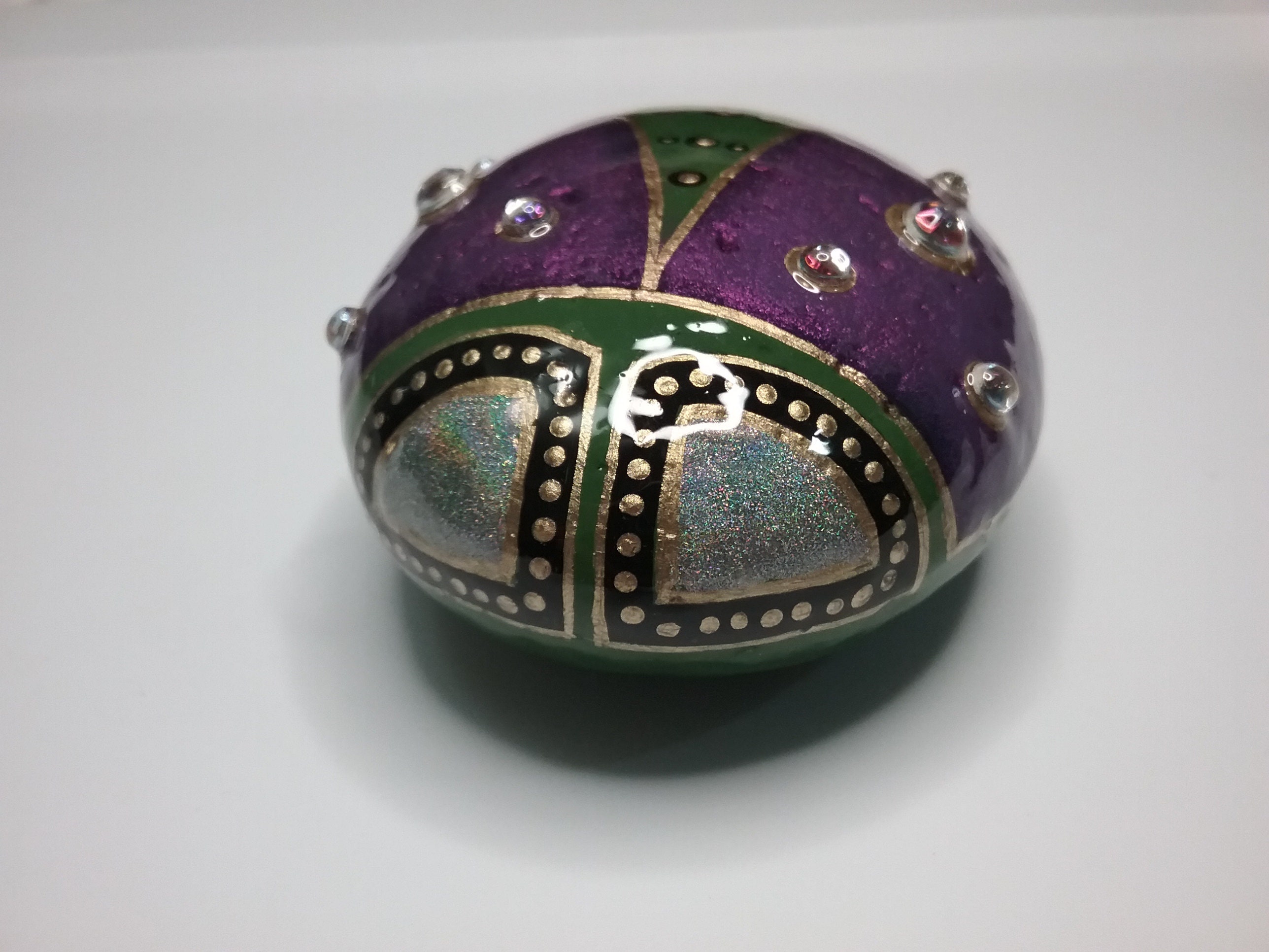 Ladybug Rock-ladybug Holographic Eyes-gem Ladybug-fantasy Ladybug-pet ...