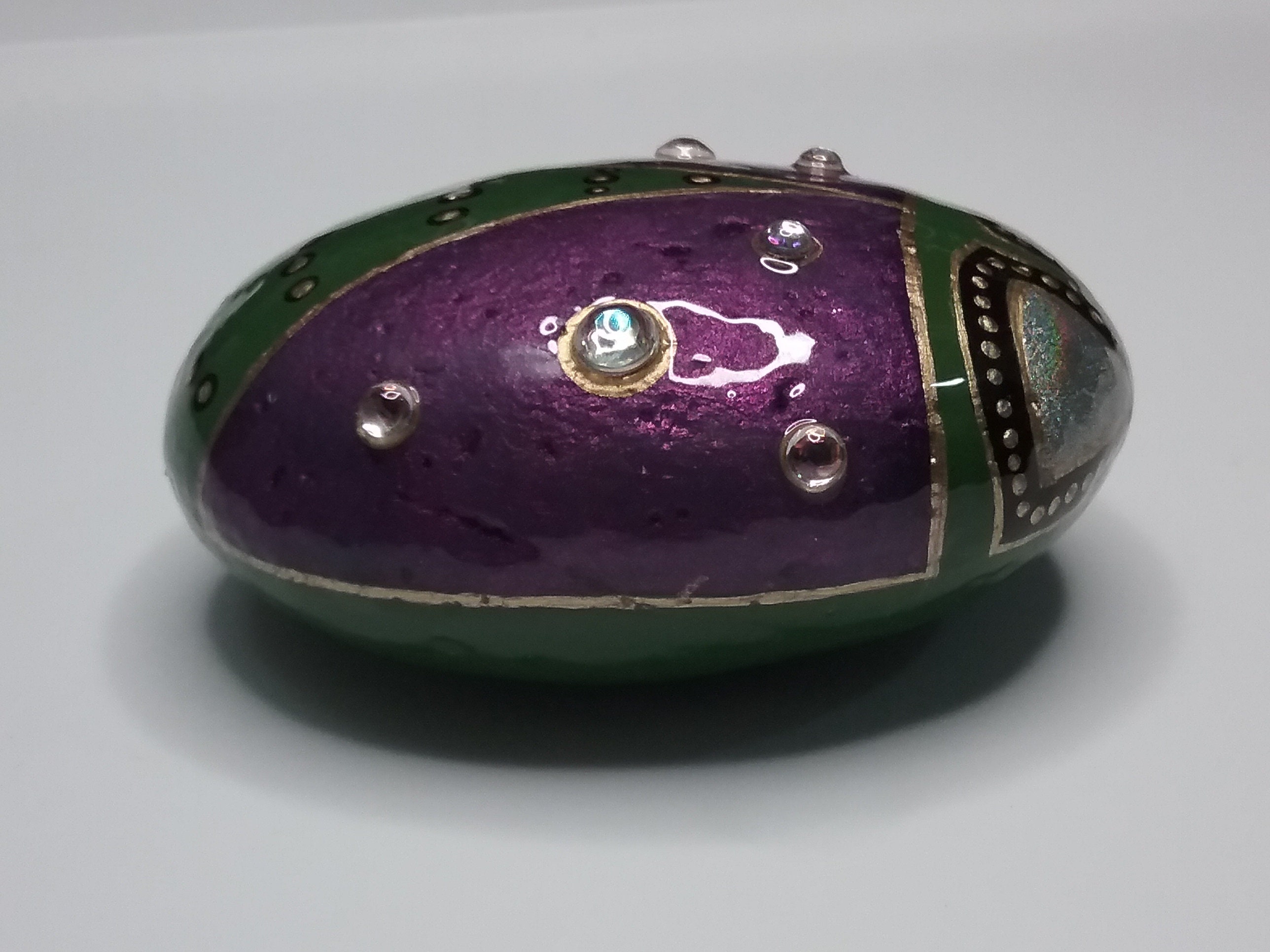 Ladybug Rock-ladybug Holographic Eyes-gem Ladybug-fantasy Ladybug-pet ...