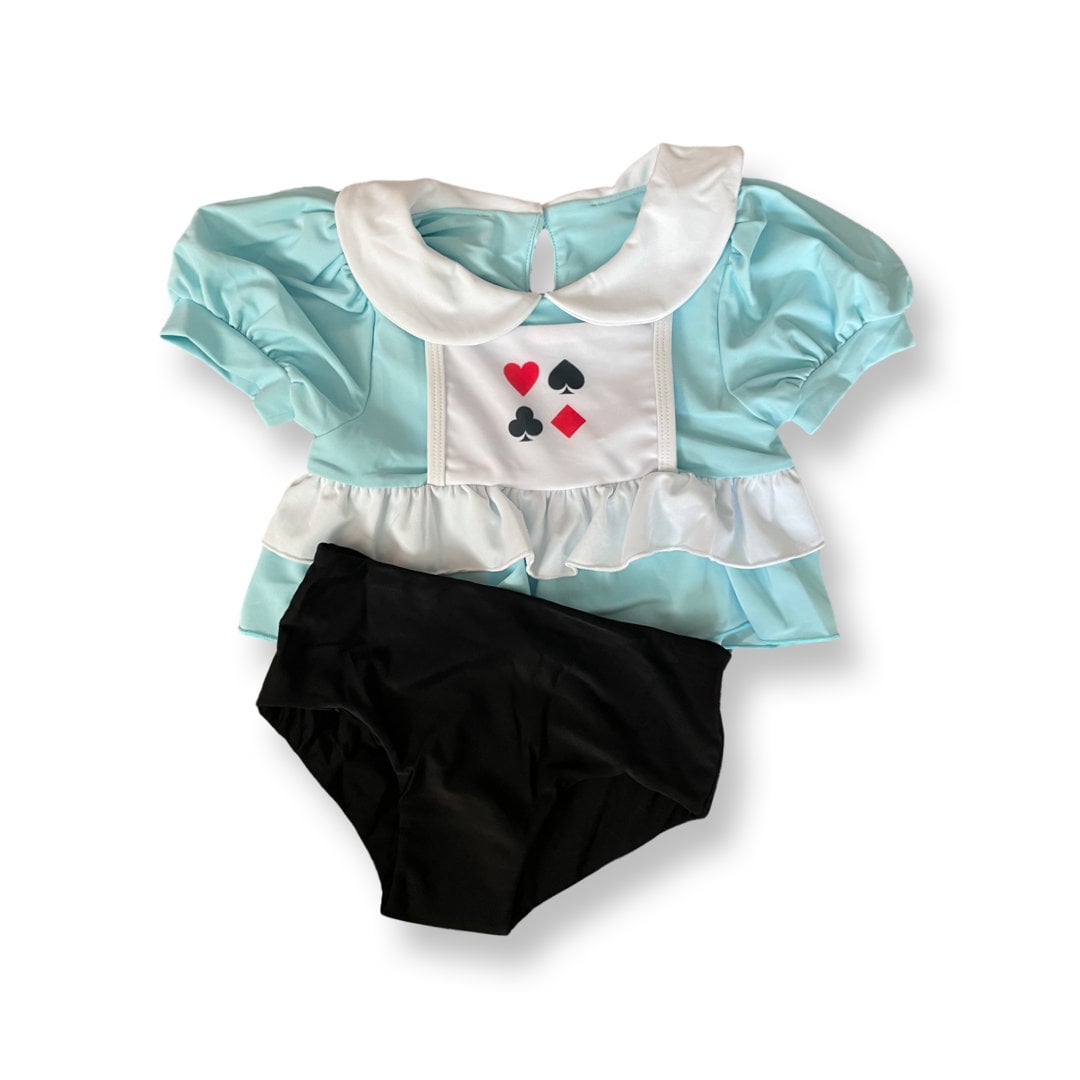 Alice In Wonderland Swimsuit Etsy