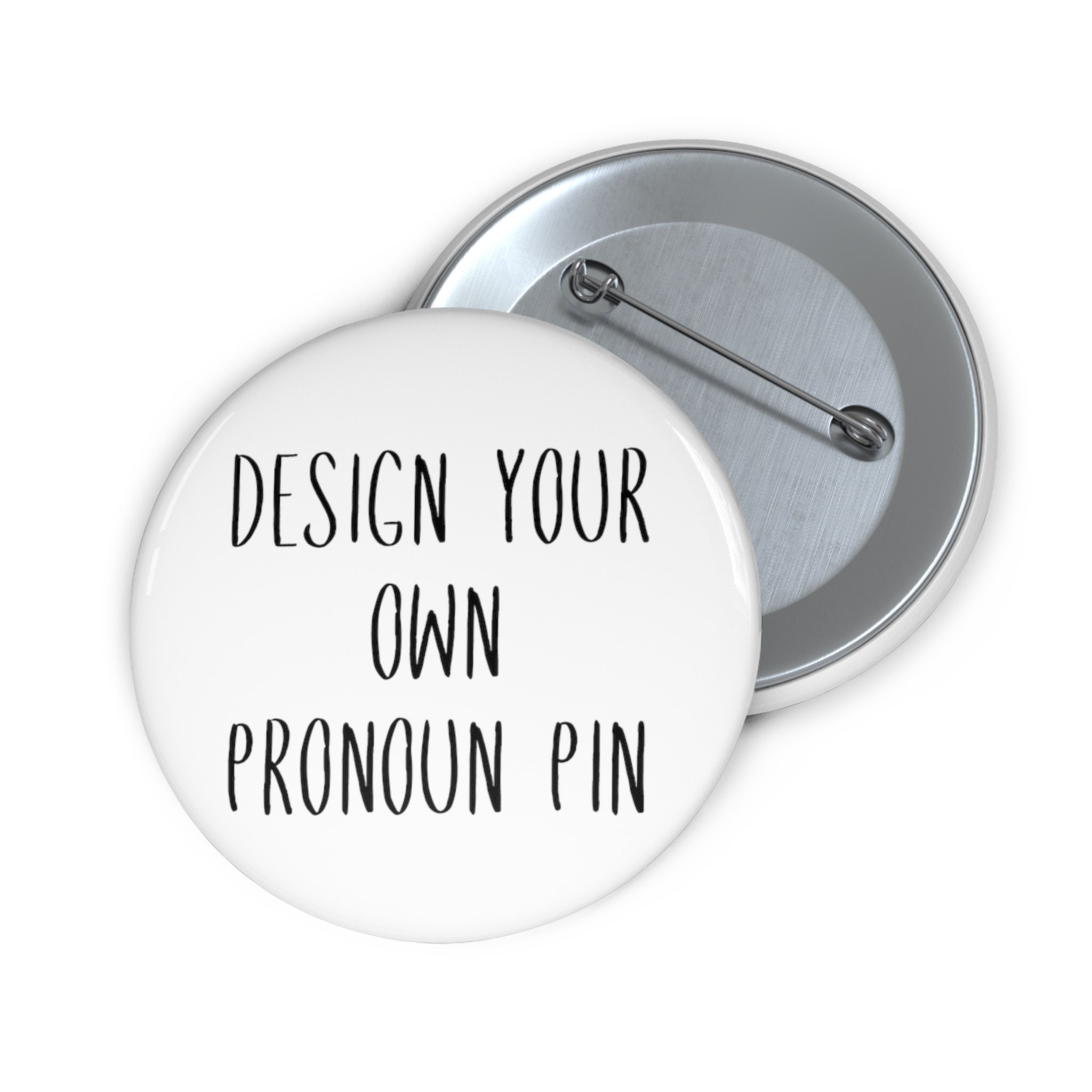 Pronoun Pins, Pronoun Pin, Pins, Pronoun Enamel Pins, Enamel Pins ...