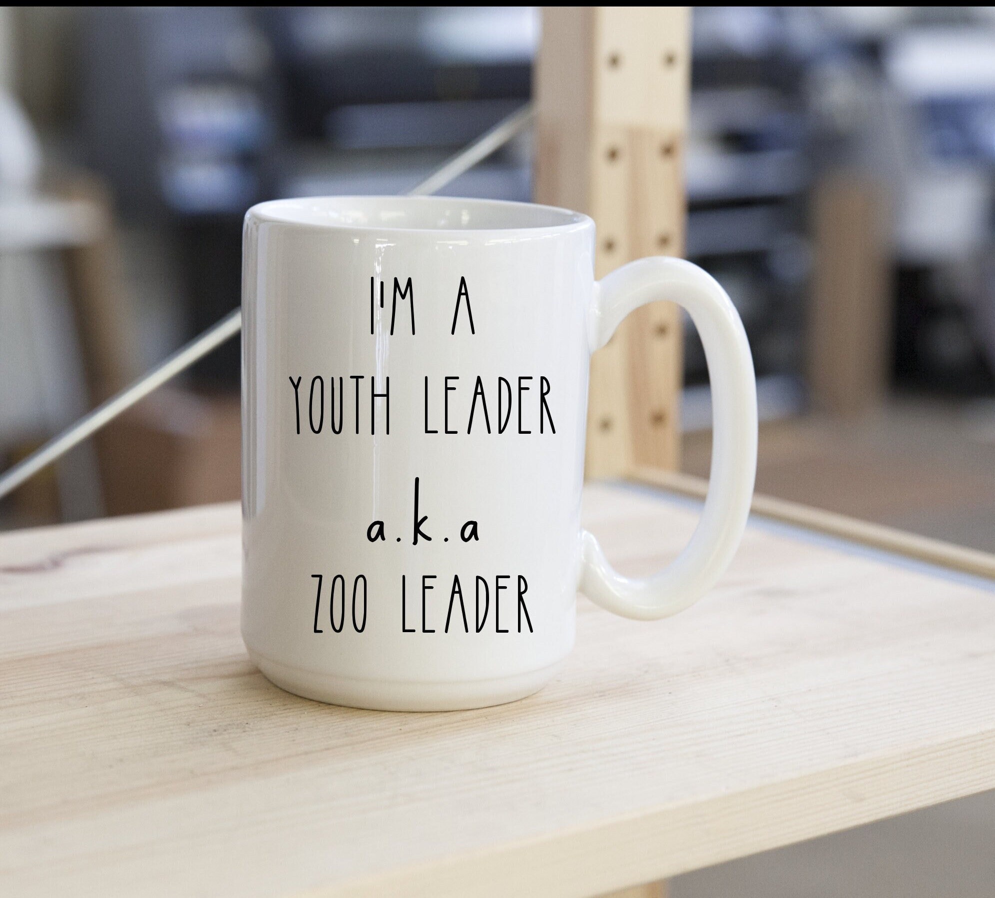 Youth Leader Coffee Mug, Funny Minimalist Youth Leader Cup, Youth ...