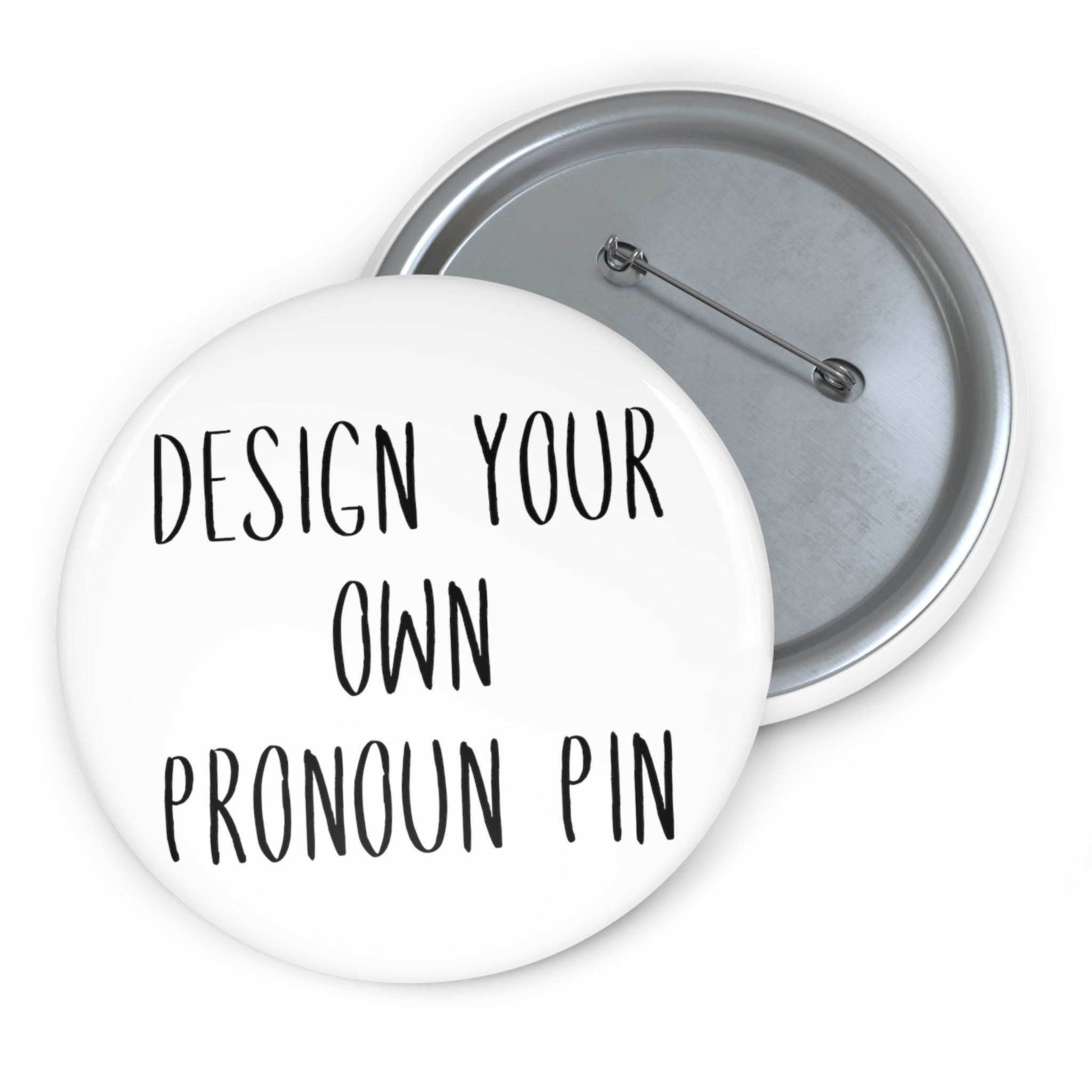 Pronoun Pins, Pronoun Pin, Pins, Pronoun Enamel Pins, Enamel Pins ...