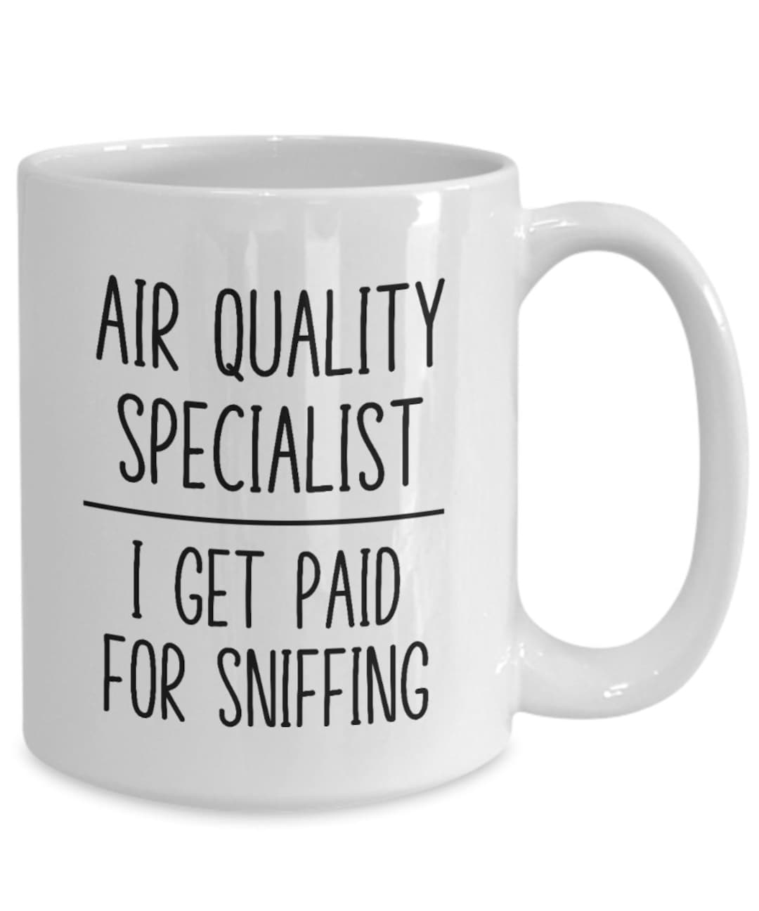 Air Quality Specialist Mug, Clean Air Expert's Gift, Funny Birthday or ...
