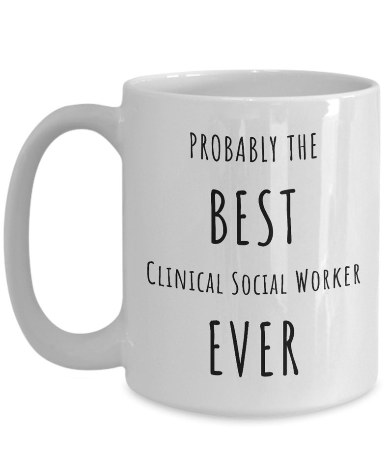 CLINICAL SOCIAL WORKER Coffee Mug, Gift for Social Workers, Funny ...