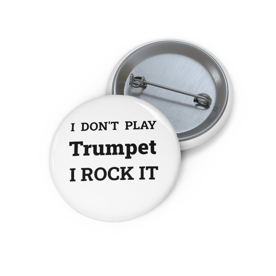 Trumpet Pin, Music Teacher Appreciation Gift, Music Instruments, Gift ...