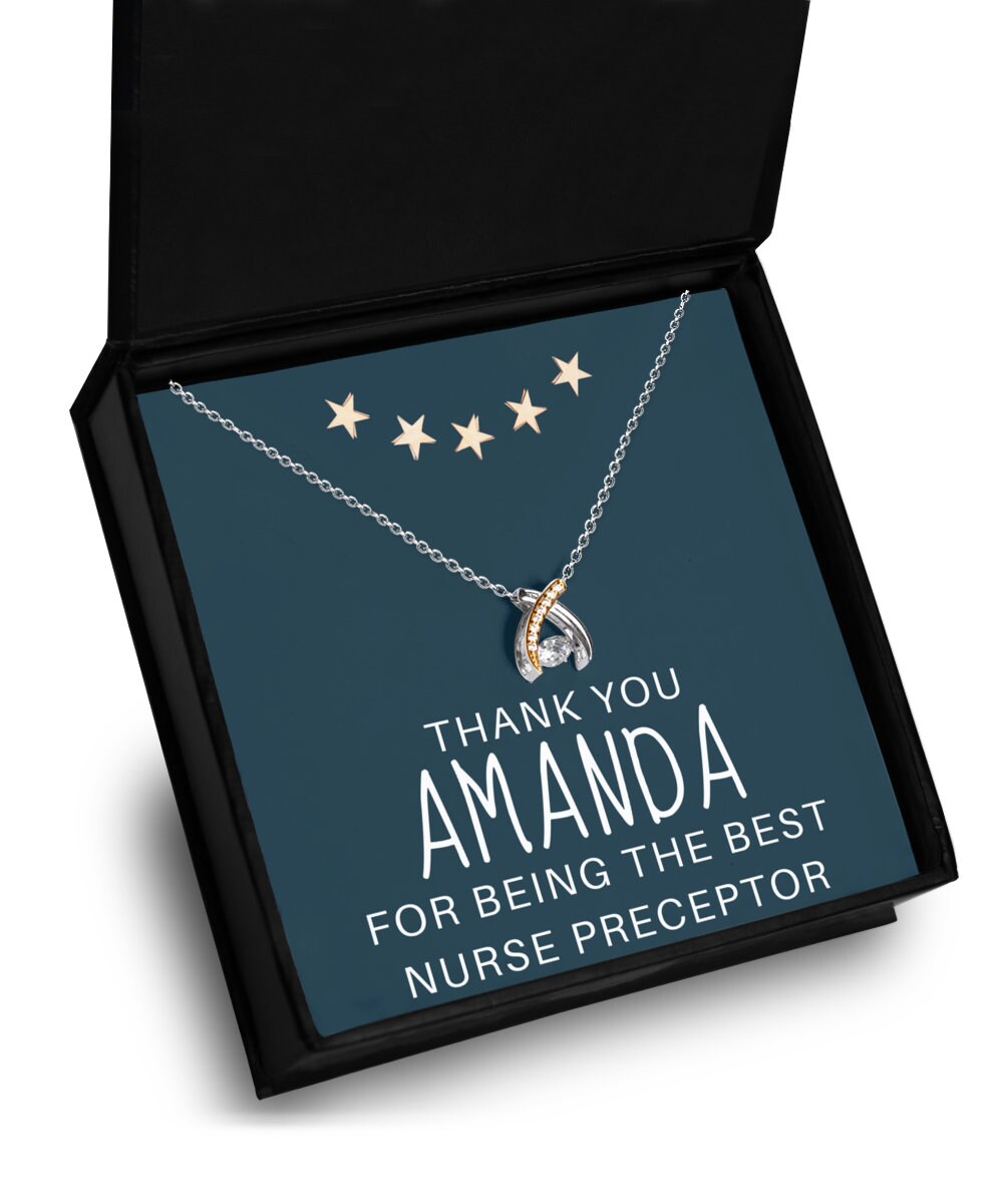 Nurse Preceptor Gift, Personalized Nurse Preceptor Necklace, Nurse ...