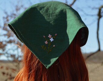 Cottagecore Headscarf - Etsy