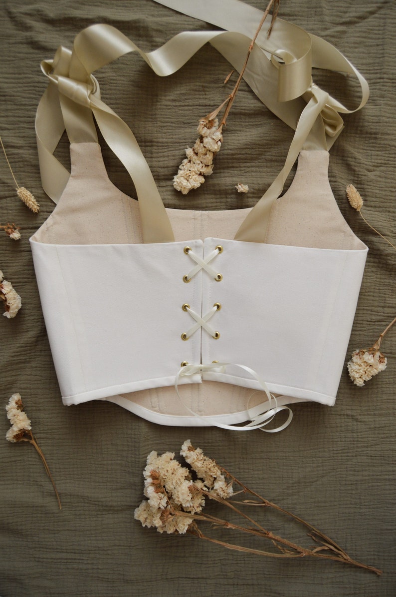 Custom Made Corset Stays Corset Top Solid Color Corset - Etsy