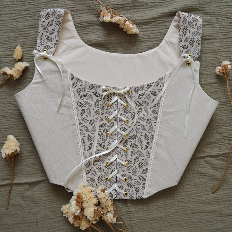 Renaissance Corset Bodice Corset Stays Cottage Core Corset - Etsy