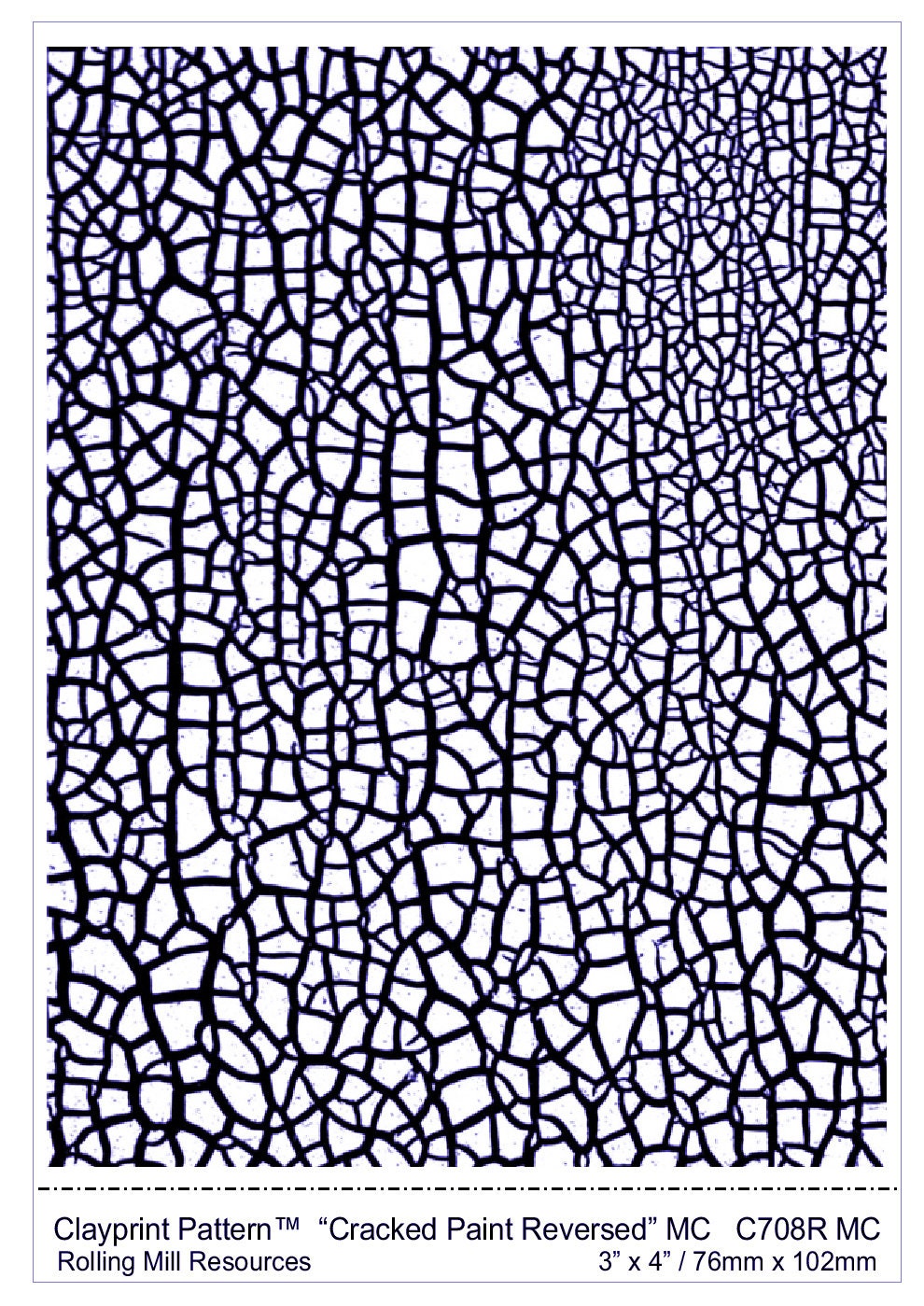 Clayprint ™ Texture for Metal Clay, PMC, Art Clay, Polymer Clay ...